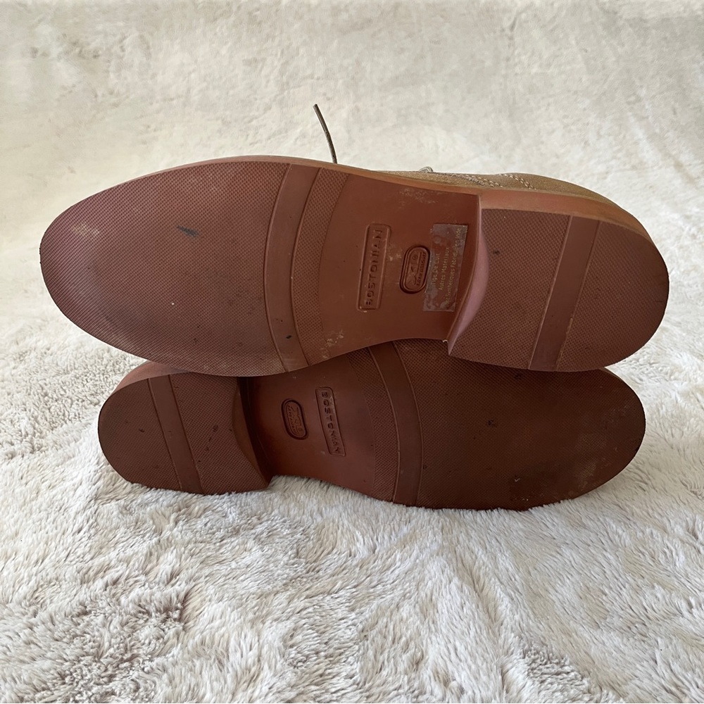 Clarks Bostonian Mens Golden Brown Soft Suede Low Oxf… - Gem